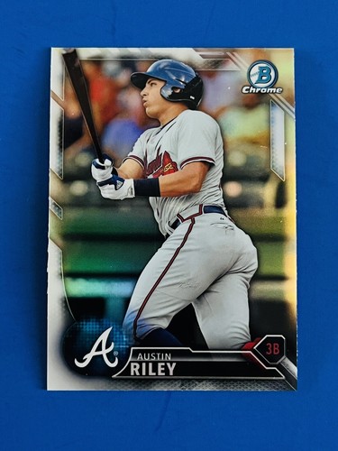 2016 Bowman Chrome Austin Riley Braves Refractor Prospect Card #BDC-165 ...