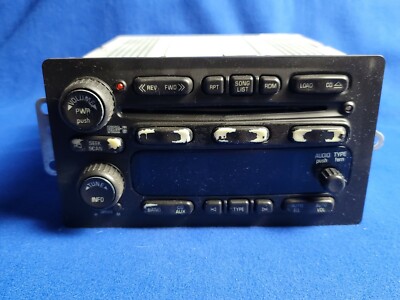 03-07 GM GMC CHEVY OEM Factory RDS Stereo AMFM Radio 6 Disc Changer CD ...