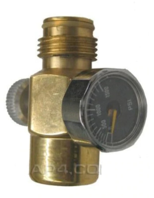 Paintball AG1 On/Off Air Tank Adapter with Gauge [B5] | eBay