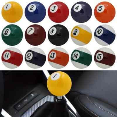Universal No. 1-15 Billiard Ball Custom Manual Car Gear Shift Knob ...