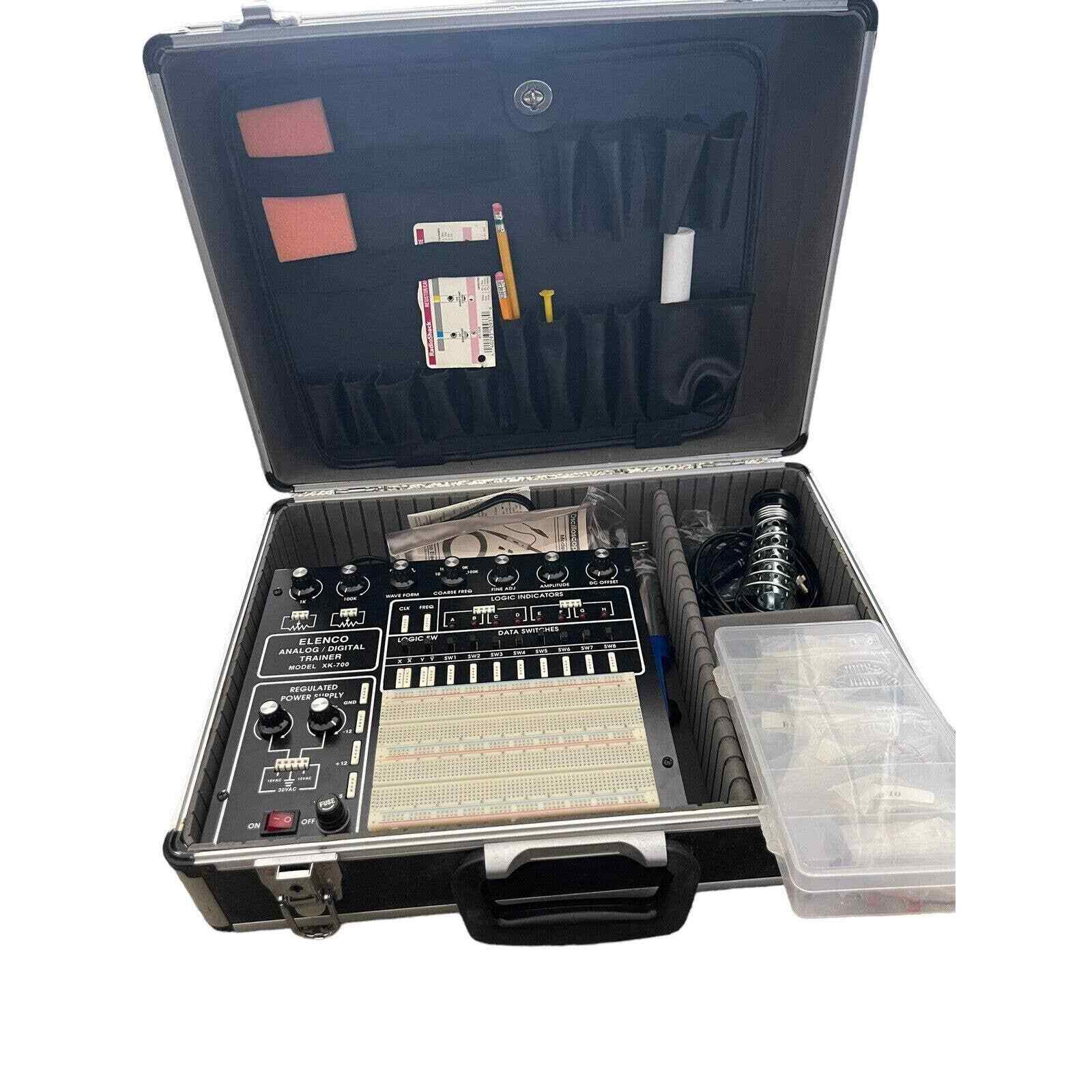 Elenco XK700 Deluxe Digital/Analog Trainer Kit With Tools 756619003412 ...