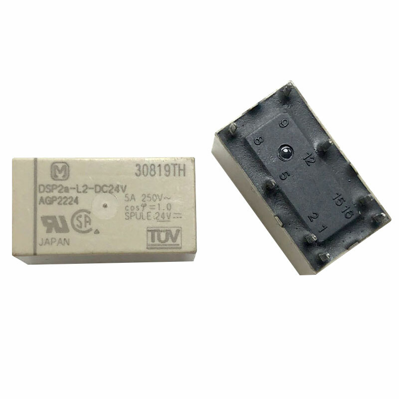 PANASONIC DSP2a-L2-DC24V AGP2224 5A 8pins MATSUSHITA DSP2a-L2 DC24V Relay | eBay