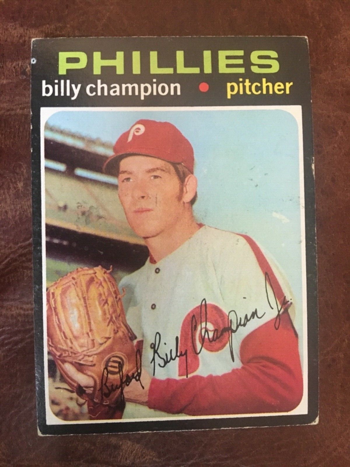 1971 Topps #323 Phillies Billy Champion Baseball Card | eBay
