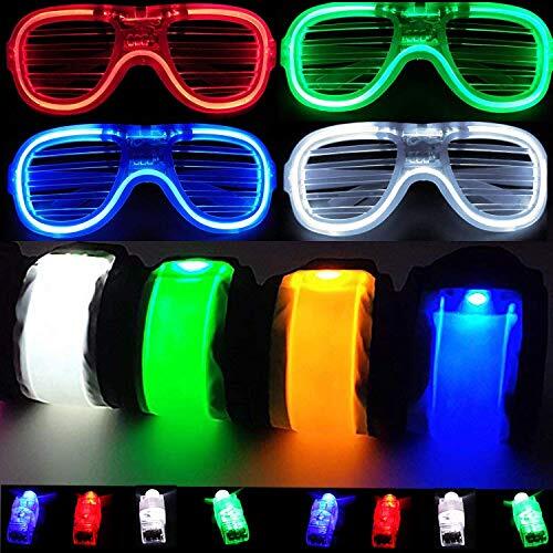 Rock Rave LED Light Up Toy Set Bulk Glow in the Dark Party Pack Favors ...