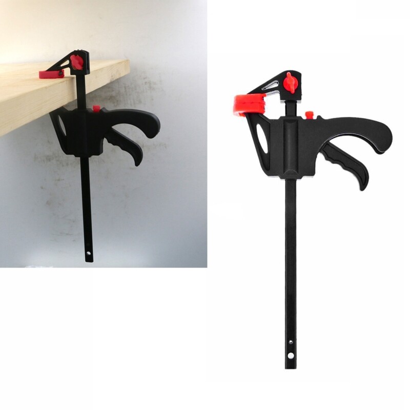 Woodworking Clip with Ergonomic Handle 4 Bar Clamp DIY Tool for ...