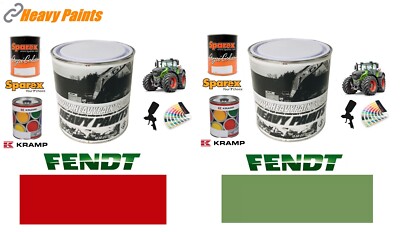 Fendt Tractor Green & Red Paint High Endurance Enamel Paint 1 Litre ...
