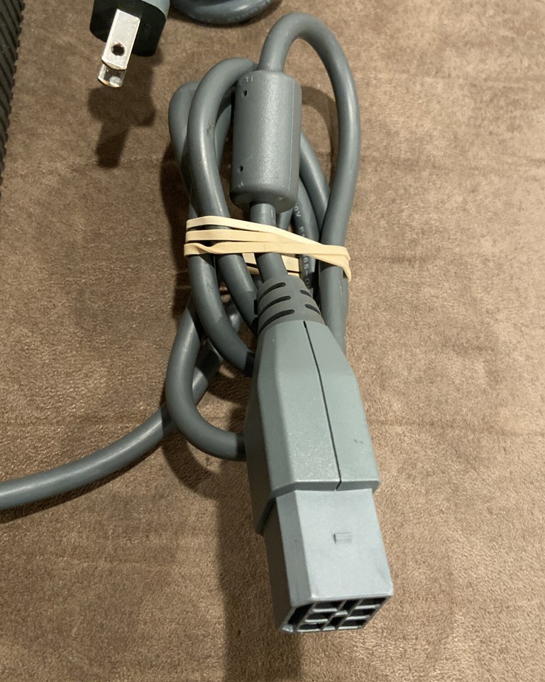 Official Microsoft Xbox 360 Fat Power Supply Cord Brick Adapter ...
