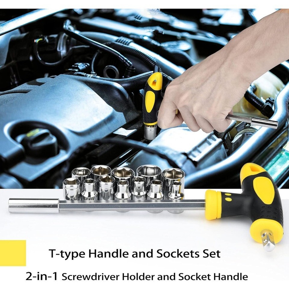 DOWELL Tool Kit Household Tool Set 185-Piece General Hand Tool Kit with ...