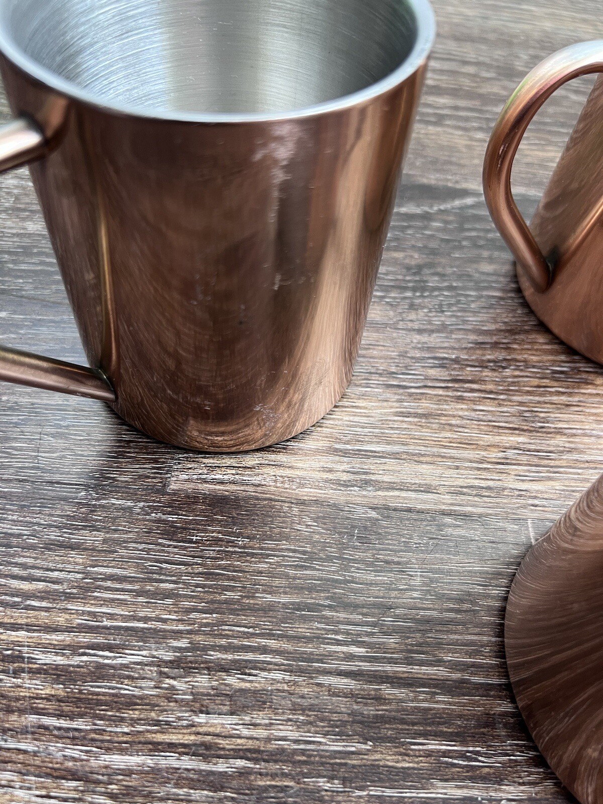 Stoli Mugs Set of 4 Moscow Mule Copper Stainless Steel Cups Stolichnaya ...