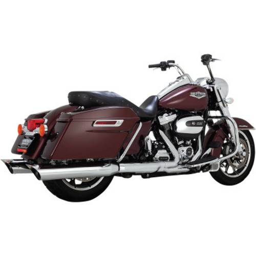 Python 4.5" Scallop Cut Chrome Slip-On Mufflers Exhaust Pipes 17 ...