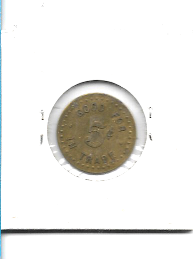 Willmar, Minnesota Trade Token GREEN LAKE BILLIARD PARLOR 5¢ | eBay