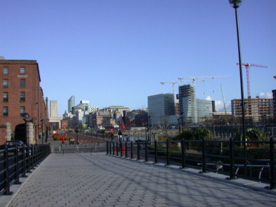 Photo 6x4 Liverpool skyline Toxteth The view north from the bridge ...