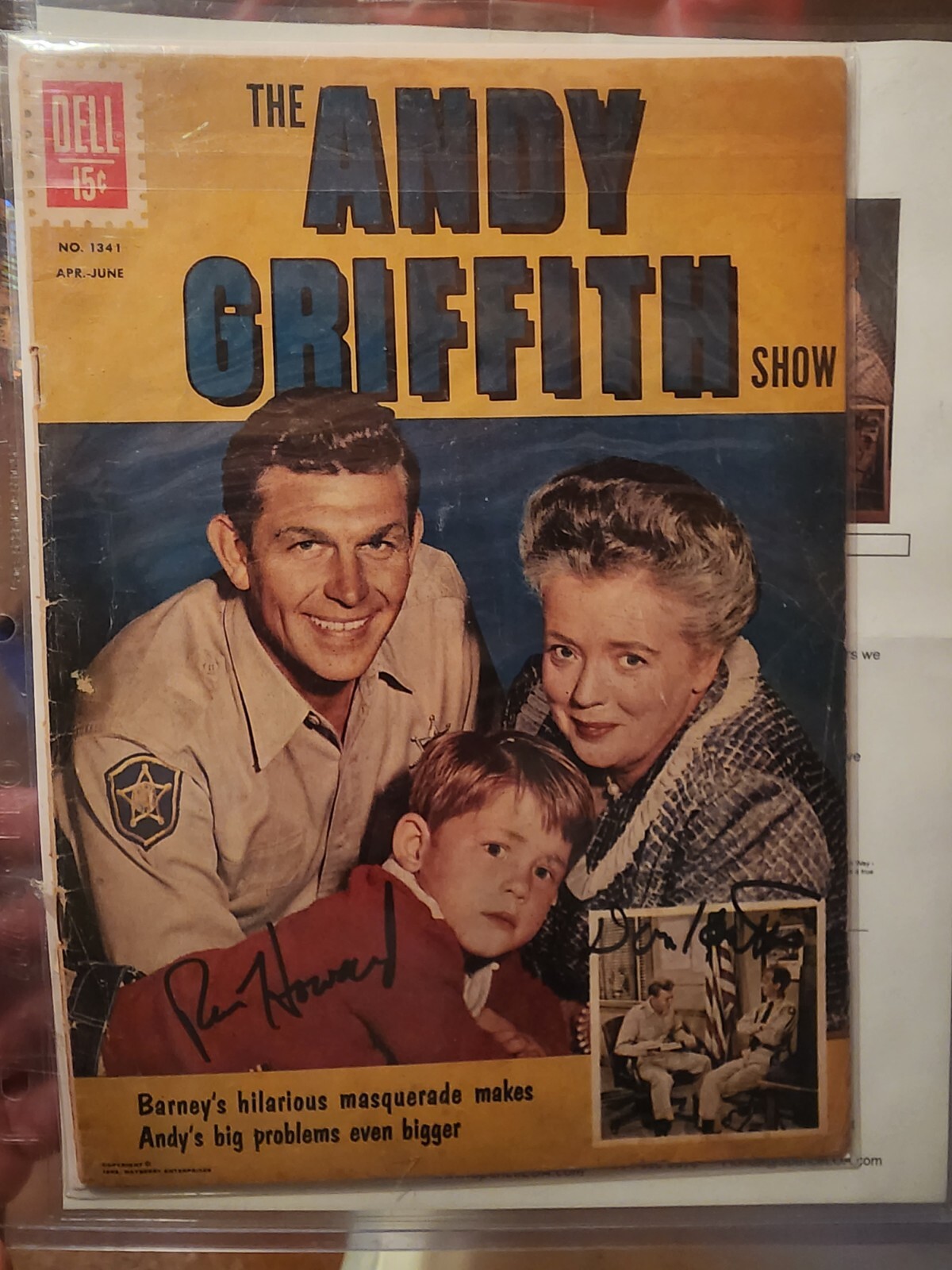 RARE 1962 2ed ISSUE THE ANDY GRIFFITH SHOW DON KNOTTS AND RON HOWARD ...