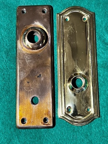 ANTIQUE DOOR LOCK PLATES | eBay