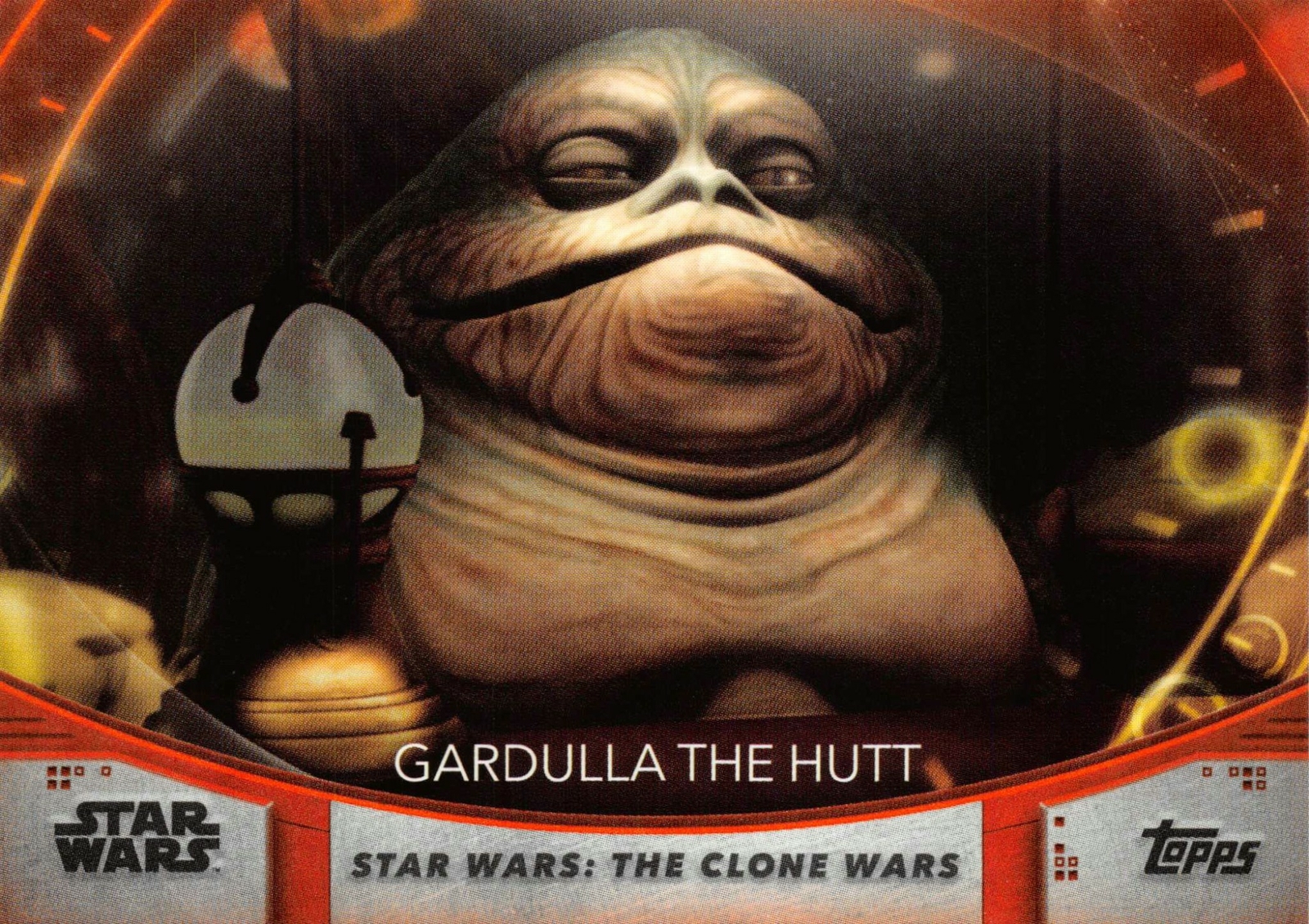 Women of Star Wars (2020) ORANGE PARALLEL BASE Card #25 / GARDULLA THE ...