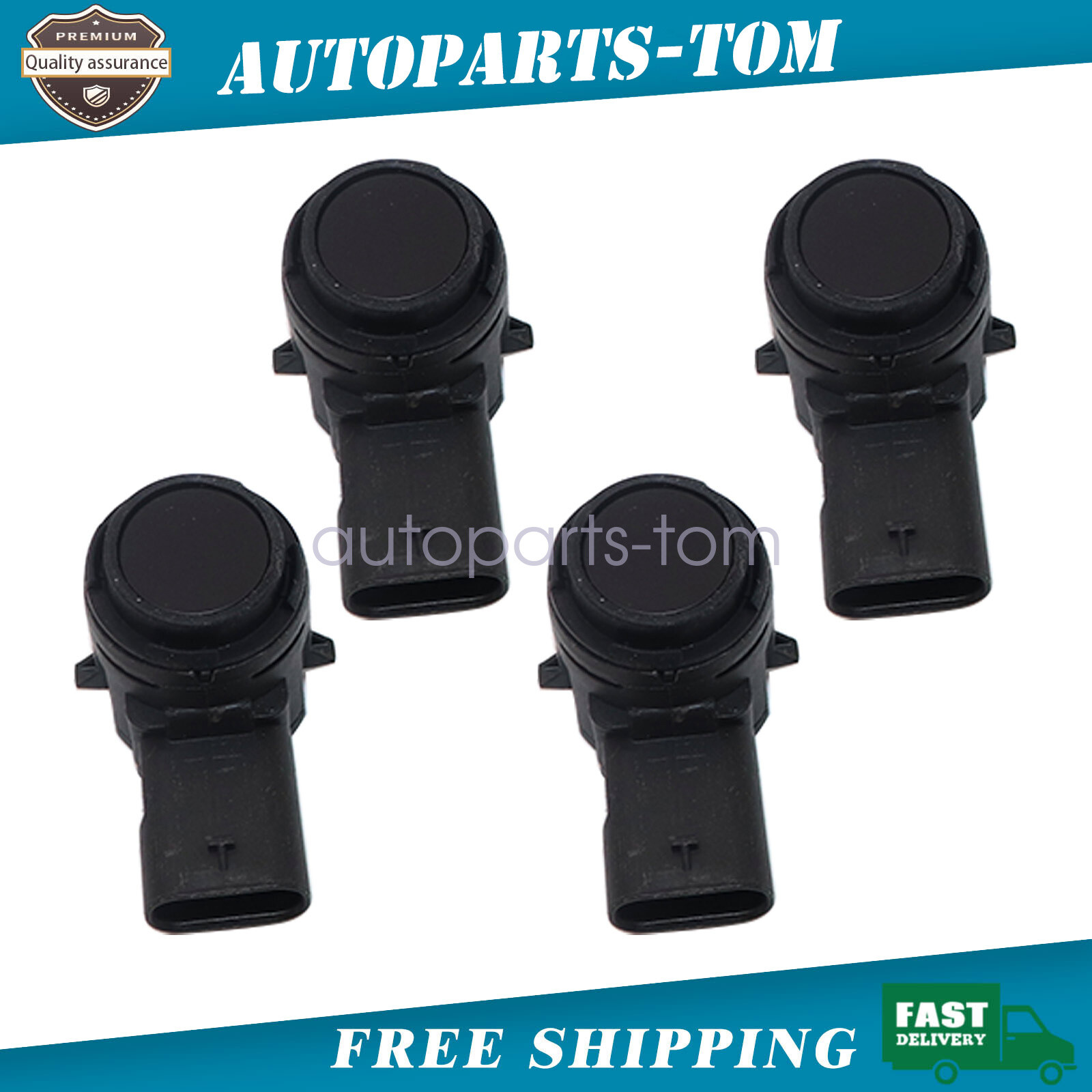 4pcs Parking Assist Sensor Fit For GMC Chevrolet 84510253 84360381 ...