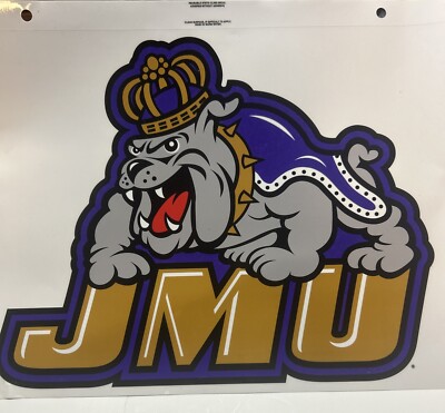 James Madison JMU Dukes 13"x10.75" Reusable Static Cling Car Decal NEW ...