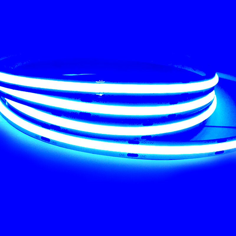 Blue COB LED Neon Light Strip 12V 24V Flex Tape for Car Room Party Sign ...