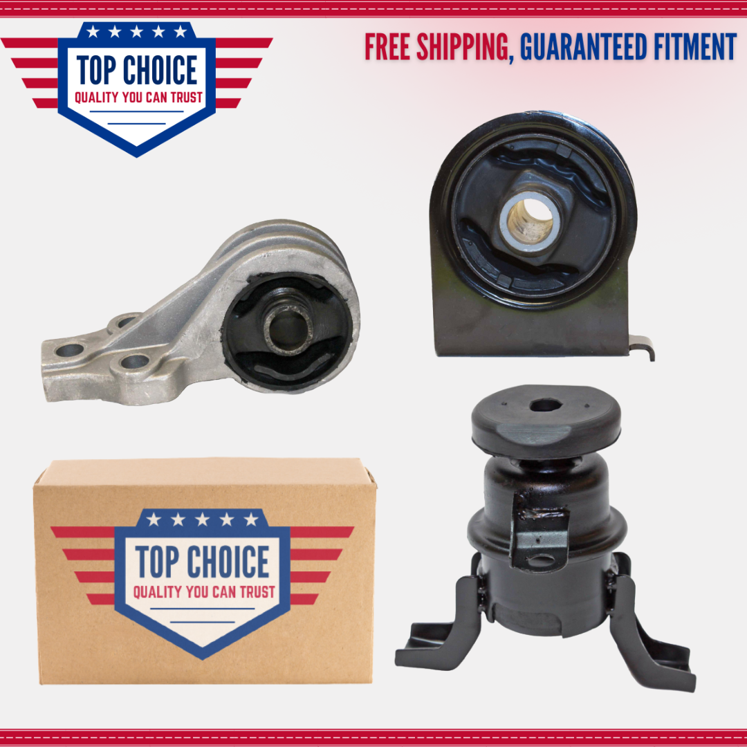 Front & Rear Engine Motor Mount 3PCS Set Fit 2005-2012 Ford Escape 3.0L ...