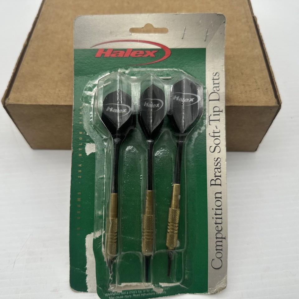 Halex Brass Soft Tip Darts Competition New Open Box | eBay