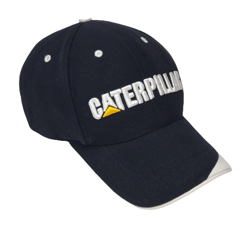 CAT Caterpillar men's baseball cap hat black adjustable cotton | eBay