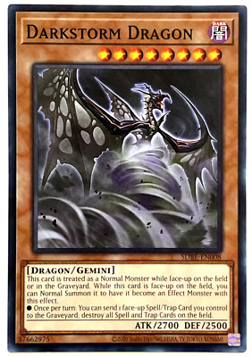 YuGiOh! - Darkstorm Dragon - SDBE-EN008 - Unlimited - Common | eBay