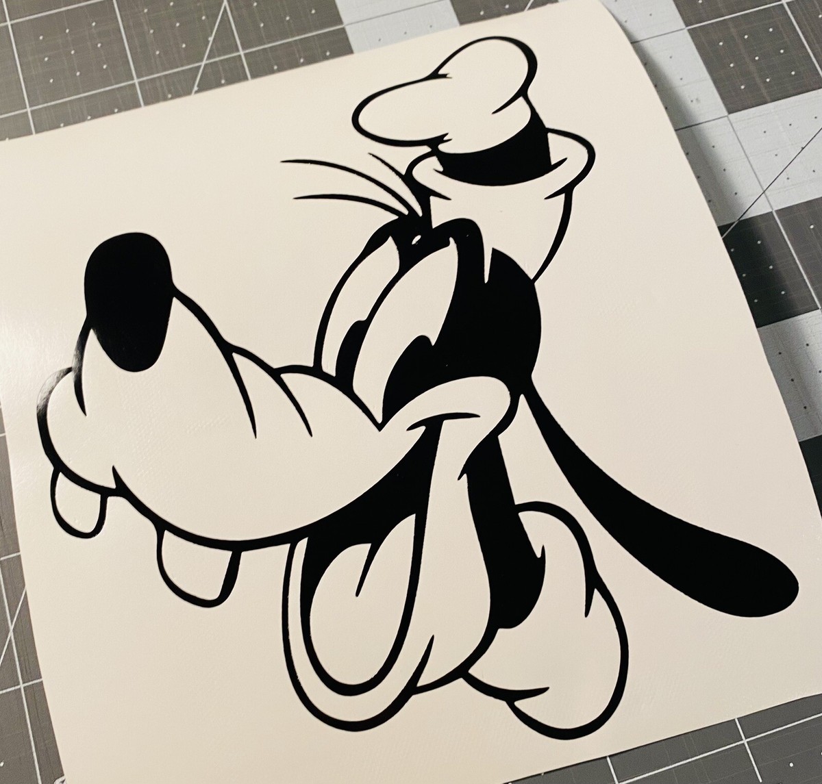 Disney Goofy Head Silhouette Goofy Dog Ears SVG Files For Scrapbooking