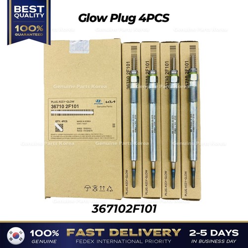 ⭐Genuine⭐ Glow Plug 4PCS 367102F101 for Hyundai Tuscon Kia Sportage | eBay