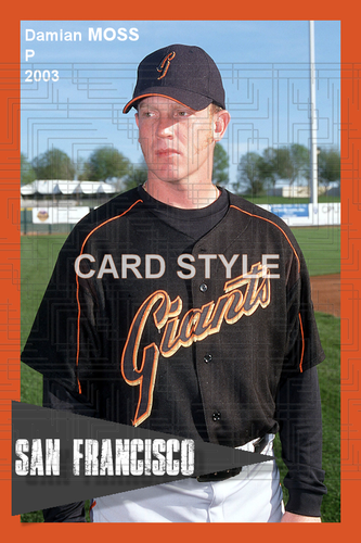 Damian Moss - 2003 San Francisco Giants - choose a size - color print ...