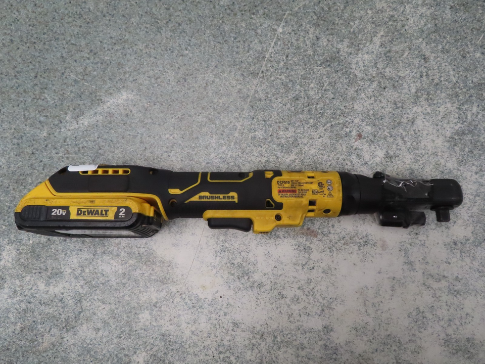 DEWALT DCF510 20-Volt Cordless Lithium-Ion 3/8 in. to 1/2 in. Ratchet ...