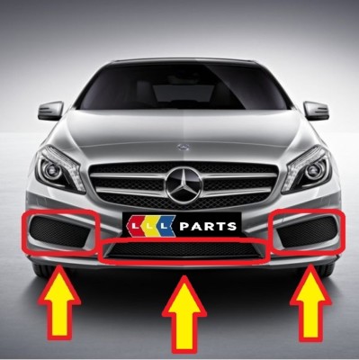 NEW GENUINE MERCEDES BENZ MB A CLASS W176 AMG FRONT BUMPER LOWER GRILL ...