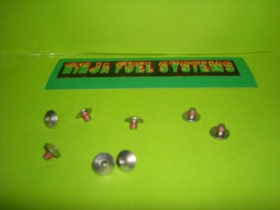 HOLLEY 4150 8 PK BUTTON HEAD THROTTLE PLATE BUTTERFLY SCREW 8-32 X 3/16 ...