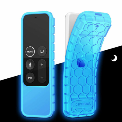 USA Shock Proof Silicone Case Cover for Apple TV (4th Gen) Siri Remote ...