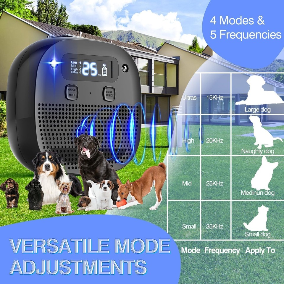 Dog Barking Control Devices for Dogs with 60ft Remote Control ...