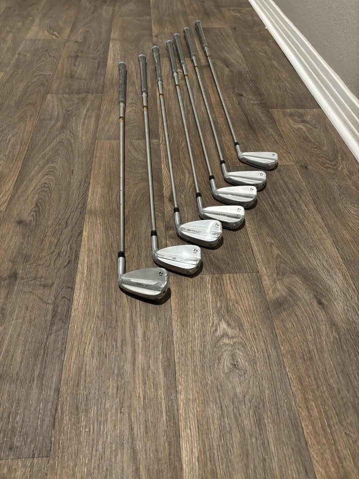 NEW RH Taylormade P790 iron set 4-PW S300 Gold Stiff | eBay