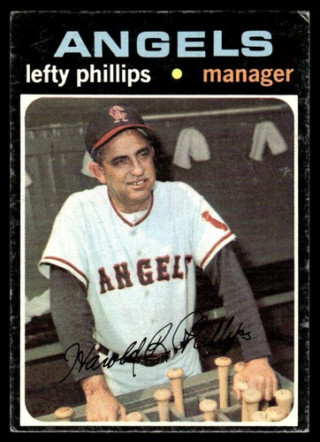 1971 Topps Baseball Lefty Phillips California Angels #279 VG-EX | eBay