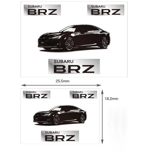STI GENUINE OEM SUBARU BRZ MONOCHROME STICKER | eBay