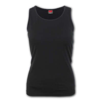 Spiral Direct Urban Fashion Razor Back Top Gothic Biker Tattoo Womens ...