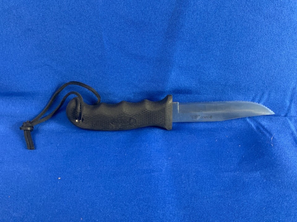 Cutco 5719 JG Outdoor Knife with Double-D Edge and Leather Sheath | eBay