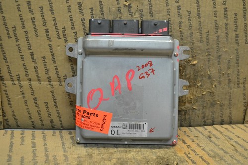 2008-2013 Infiniti G37 Engine Control Unit ECU MEC105024A1 Module 170 ...