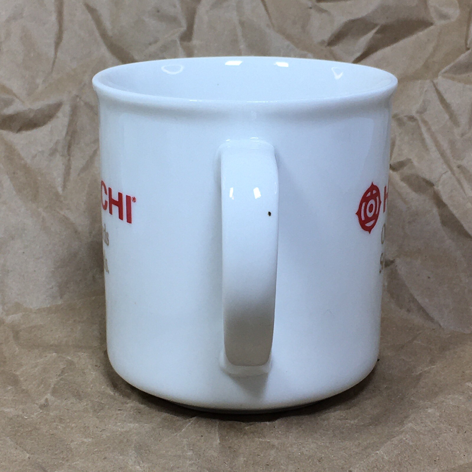 HITACHI Our Standards Set Standards MUG Cup Ceramic • Vintage ...