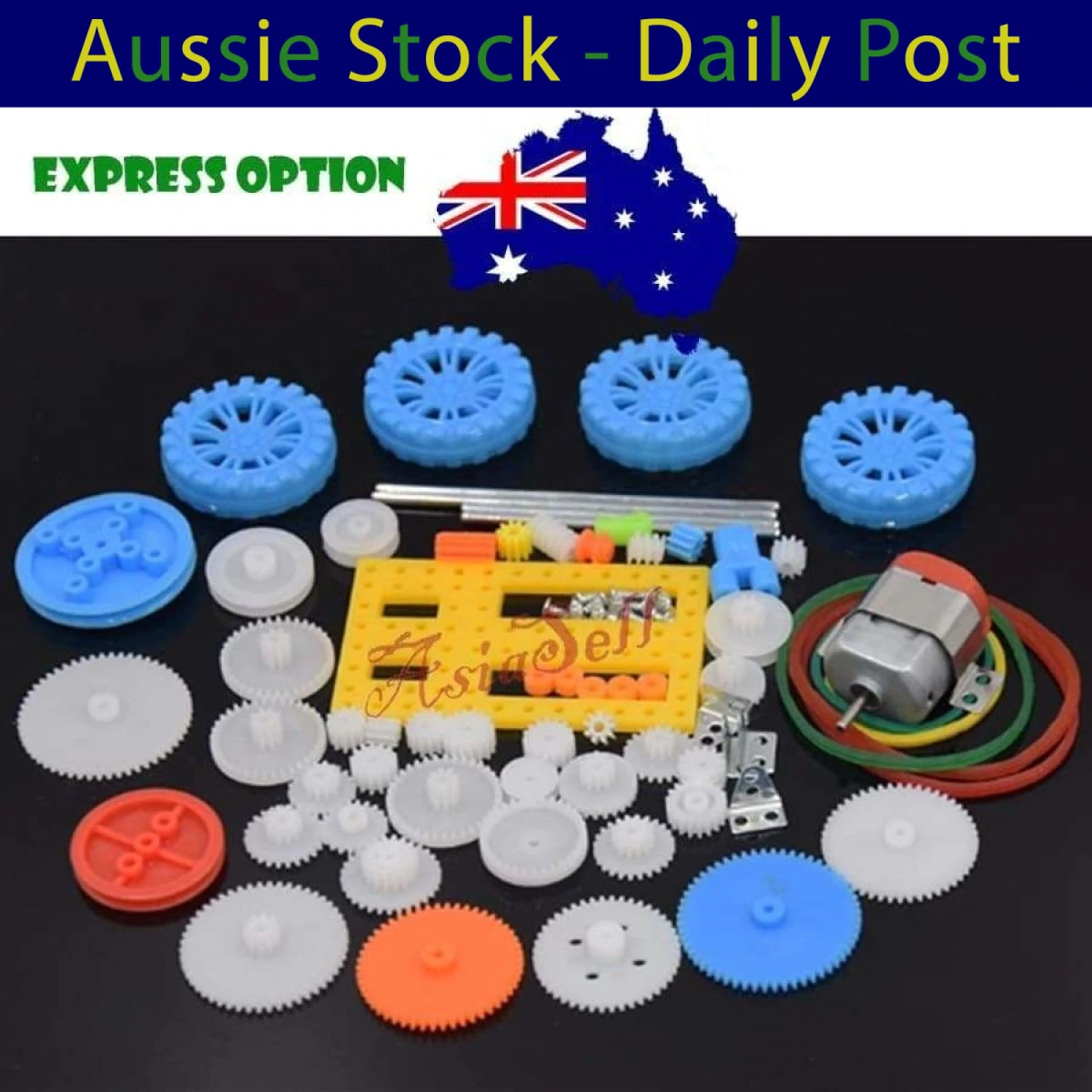 Shaft Single Double Layer Crown Worm Gear Cog Wheels M0.5 for Robot DIY ...