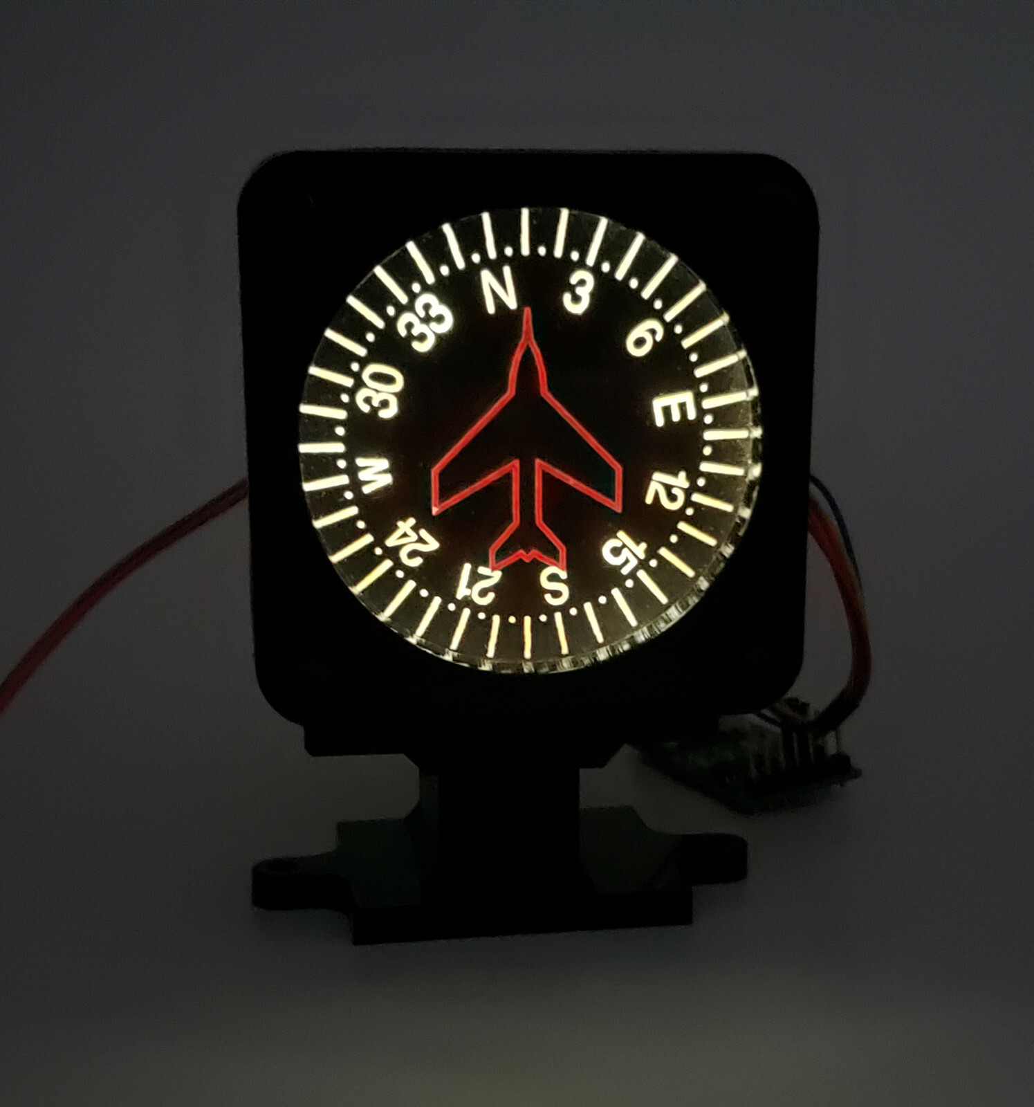 Cessna (type) Rotary Compass for flight simulation and cockpit builders ...