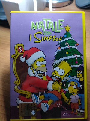 dvd 2003 NATALE CON I SIMPSON 01422 ottimo usato EDICOLA Bart Homer ...