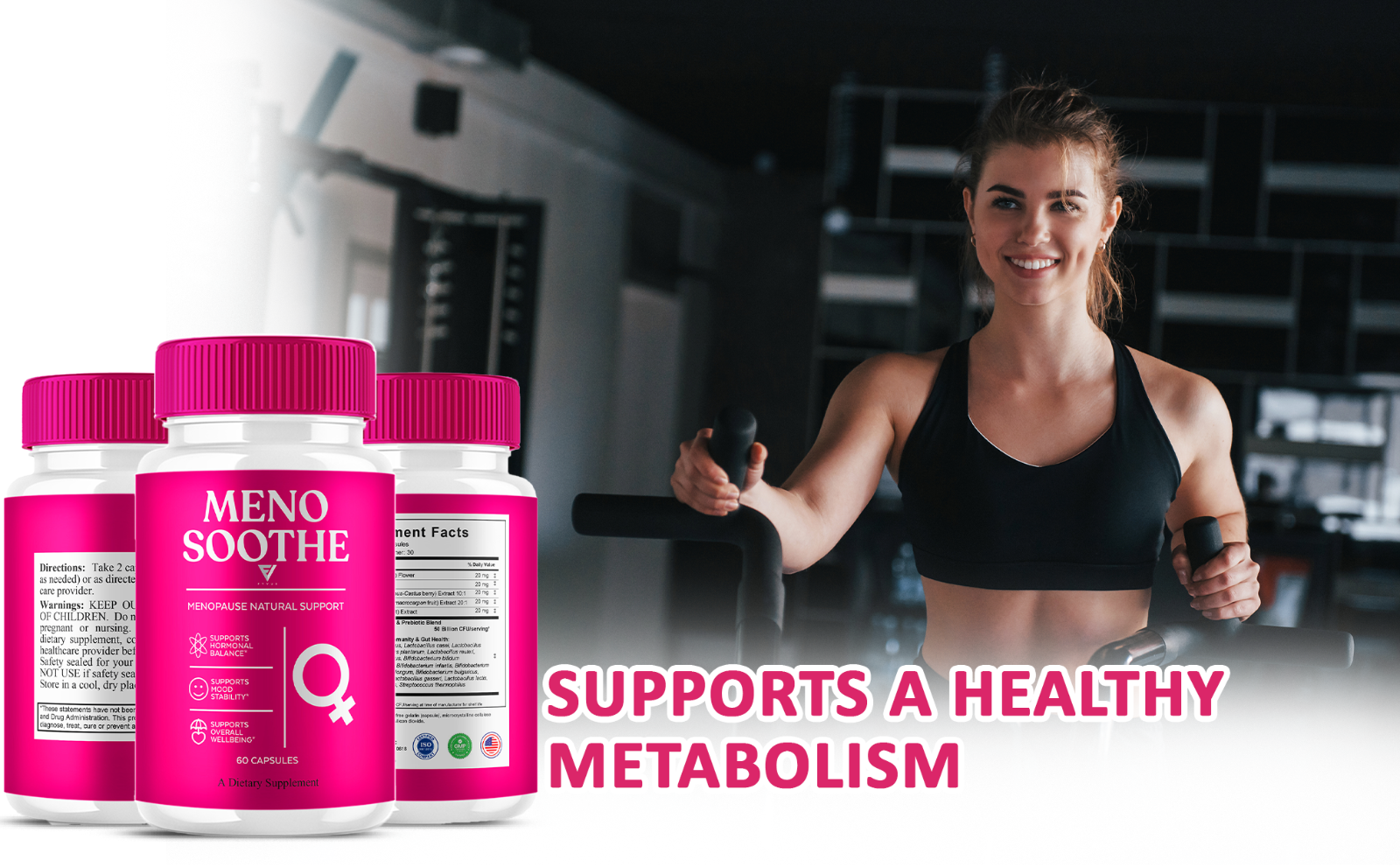 Meno Soothe Advanced Formula Supplement MenoSoothe Pills (60 Capsules ...