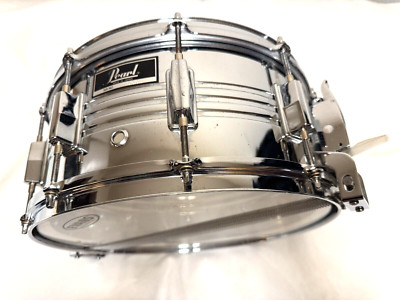 Pearl Steel Shell Snare Drum 14"x6.5" Made in Japan | eBay