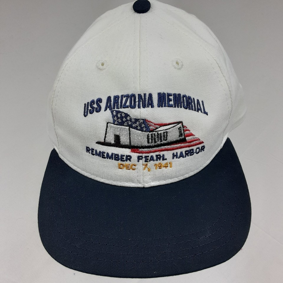 Vintage USS Arizona Memorial Hat December 7, 1941 Remember Peral Harbor ...