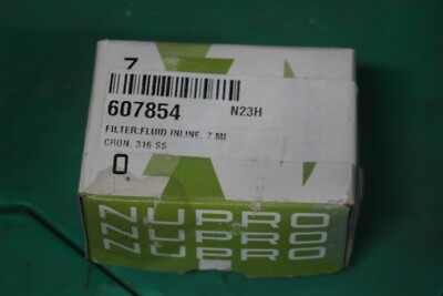 Nupro Stainless Steel In-Line Particulate Filter SS-8F-7 | eBay