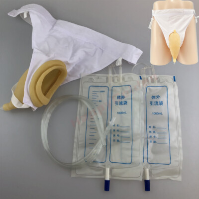 Male Female Reusable Urine Bag Urinal Pee Holder Collector Urinary ...