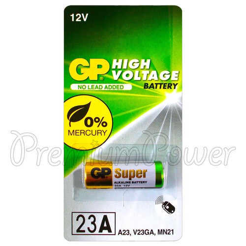 1 x GP 23A Alkaline Super battery 12V MN21 A23 E23A V23GA 3LR50 LRV08 ...